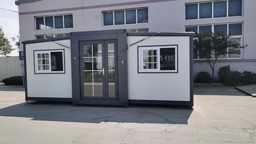 Amazon.com : Outdoor Storage Shed Tiny House Mobile Expandable Plastic ...