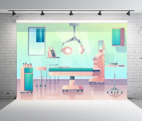 Amazon.com : BELECO Cartoon Hospital Operating Room Backdrop 5x3ft ...