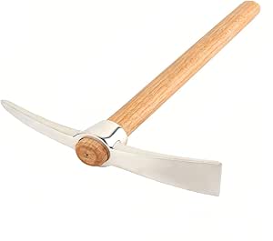 Amazon.com : Garden Mattock Hoe for Digging 16.5inches Garden Pickaxe ...