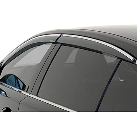 Amazon.com: Premium VIP JDM Clip-on Type Smoke Tinted Window Visor with ...
