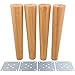 Amazon.com: 12 Inch 4PCS Sofa Legs Wood Color Tapered Reliable Wood ...
