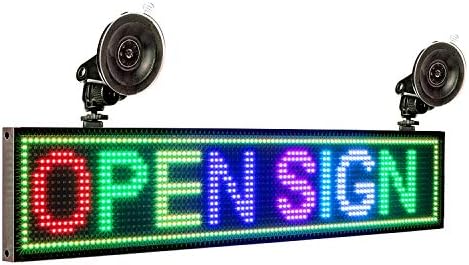 Amazon.com: Leadleds 20 Inches Programmable LED Sign, Ultra-thin Bright ...