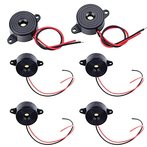 WTpin Pack of 6 Electronic Buzzer Alarm Buzzer Active Piezo Buzzer for ...