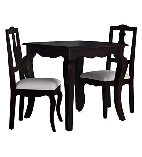Krafting Kustoms Wooden Furniture Sheesham Wood 2 Seater Dining Table ...