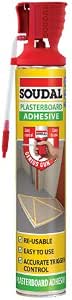 Soudal Plasterboard Adhesive Expanding Foam Dry Fix Genius Gun - 750 ml ...