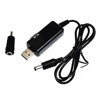 xcluma USB to DC5.5/3.5mm Router Optical Cat Booster Cable 5V Booster ...