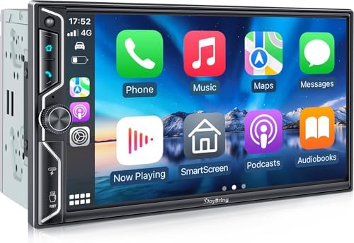 Amazon.com: SJoyBring 7-Inch Double Din Car Stereo with Wireless ...