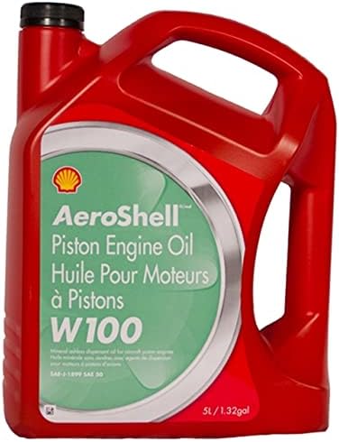 Amazon.com: AeroShell Aeroshell W100 Piston Engine Oil SAE-J-1899 SAE ...