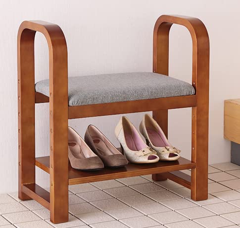 玄関椅子 腰掛け 狭い空間 エントランスベンチ 収納 壁掛 木製