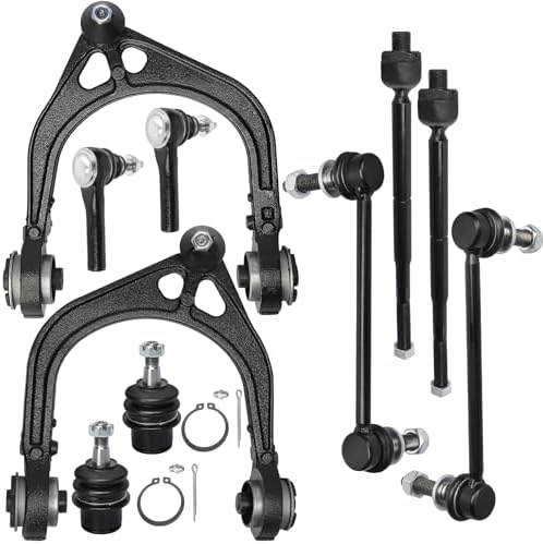Amazon.com: IRONTEK 10pc Front Control Arm Ball Joint Sway Bar Tie Rod ...