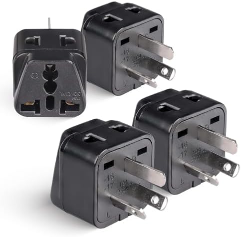 Amazon.com: OREI Australia, New Zealand, China Power Plug Adapter, AU ...