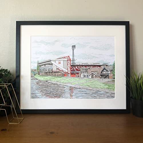 Amazon.com: Nottingham Forest - The City Ground Stadium - Tricky Trees ...