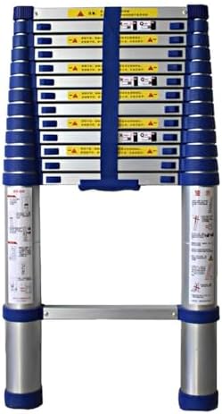 Telescoping Aluminum Extension Ladder - Multi-Purpose, Portable, and ...