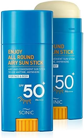Amazon.com: SCINIC Enjoy Super Active Airy Sun Stick SPF50+ PA++++ 0 ...