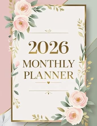 2026 Monthly Planner: 12-Month Calendar Organizer - Large 8.5x11 ...