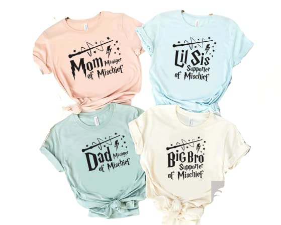 Amazon.com: Manager of Mischief Shirts, Family Matching Shirt ...