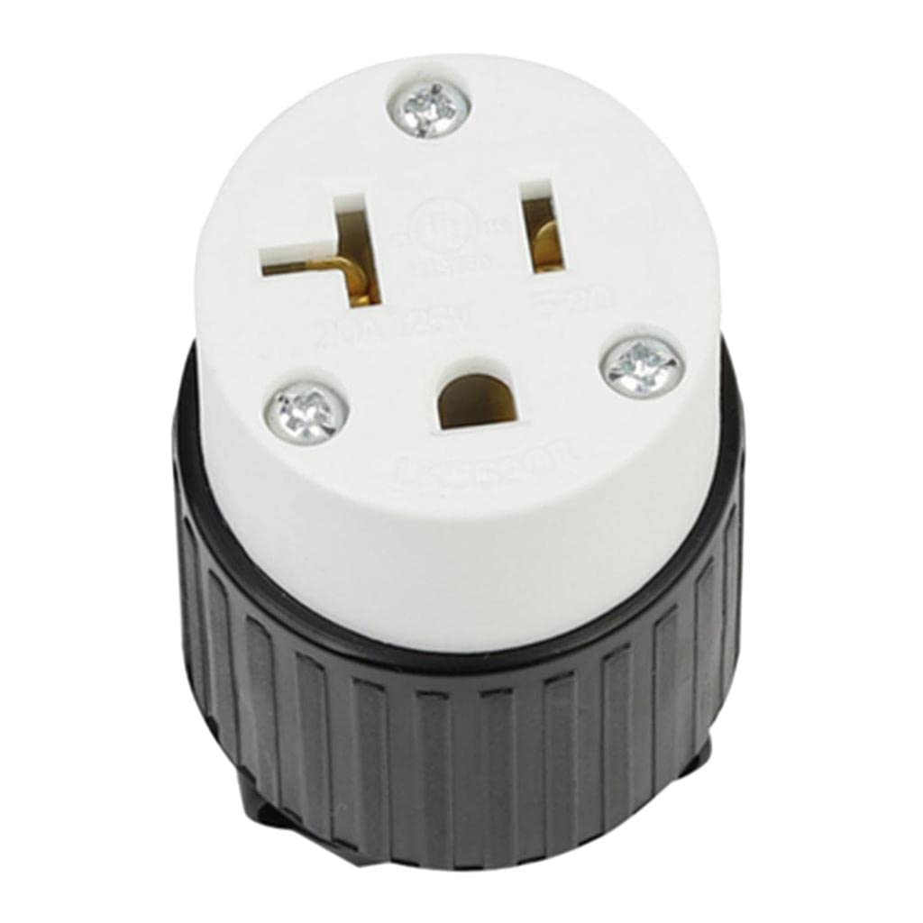 COMBR NEMA 5-20P Grounding Locking socket, 20A 125V AC, 2 Pole 3 Wire : Amazon.in: Electronics