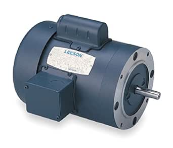 Leeson 120824.00 General Purpose C Face Motor, 1 Phase, 145TC Frame ...
