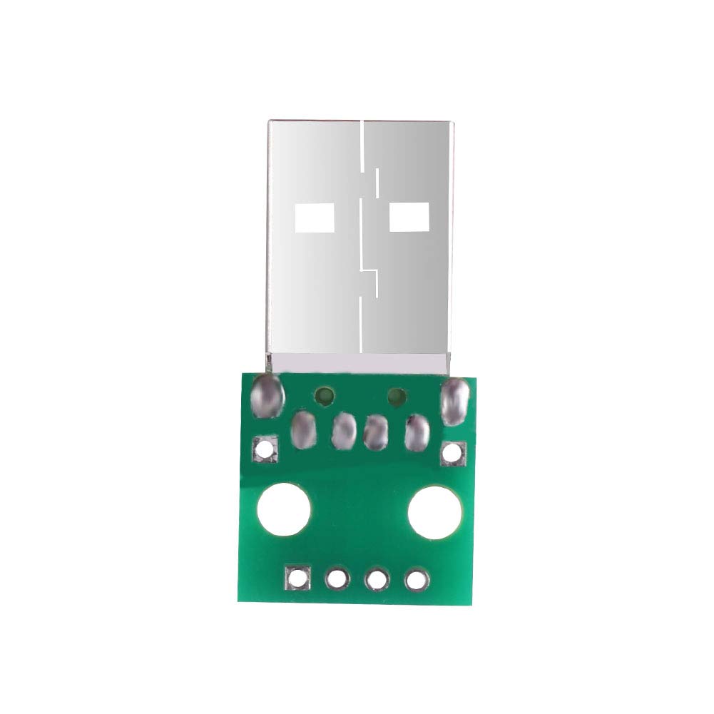Snapklik.com : 10Pcs USB Type A Male Plug To DIP Converter Board 4 Pin ...