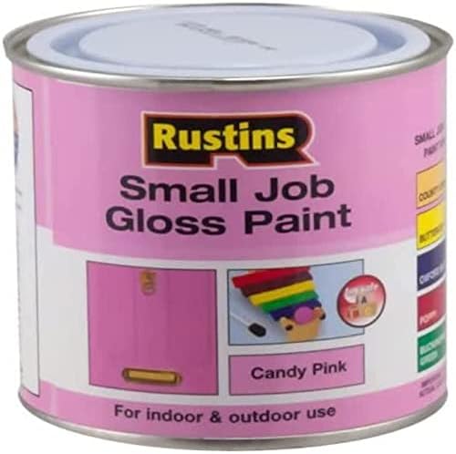 RUSTINS Small Job Gloss Paint Candy Pink 250ml : Amazon.co.uk: DIY & Tools