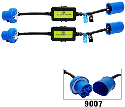 Buy ANYCAR Led Headlight Decoder 9007 HB5 Canbus Resistor Anti-Flicker ...