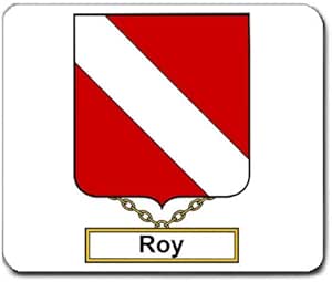 Amazon.com: Roy Family Crest Coat of Arms Mouse Pad : Office Products