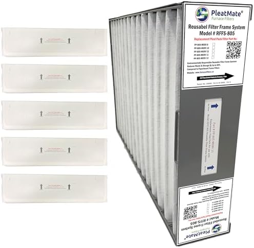 16x25x4 - FC100A1029 Reusable Furnace Filter Frame (15 15/16 x 24 7/8 x ...