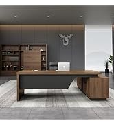 Lakdi The Furniture Co Director Table for Office Desk Unique Design L ...