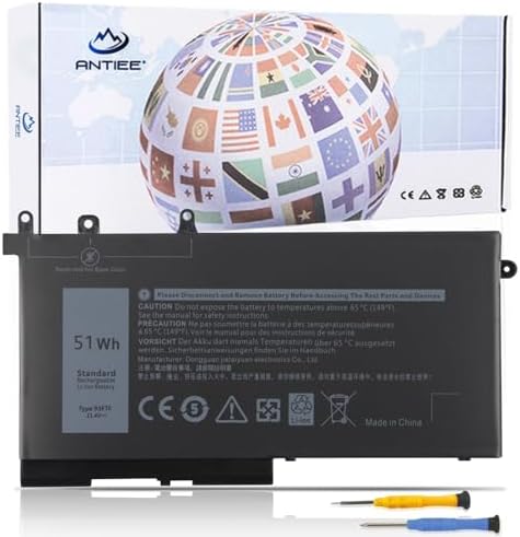 Amazon.com: Bovekeey 93FTF Battery 51Wh 11.4V for Dell Latitude E5480 ...