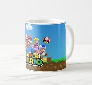 Buy PRETTY UR PARTY Mario Bros.Ceramic Mug, Super Mario Coffee Mug for Kids,Friends, Mugs for ...