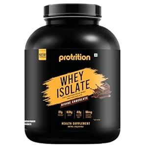 Protrition Whey Protein Isolate Powder | Divine Chocolate - 2kg (60 ...