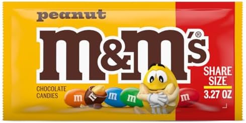 Amazon.com : M&M'S Peanut Colorful Milk Chocolate Football Tailgating ...