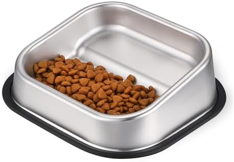 NAYELF Hundenapf Edelstahl, Nayelf Geneigte Futternapf Hund Fressnapf ...