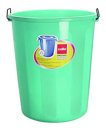Cello Plastic Storage Bucket Without Lid, Sky Blue , 40 Litre : Amazon ...