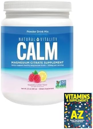 Amazon.com: Natural-Vitality Calm Magnesium Citrate Powder, Raspberry ...