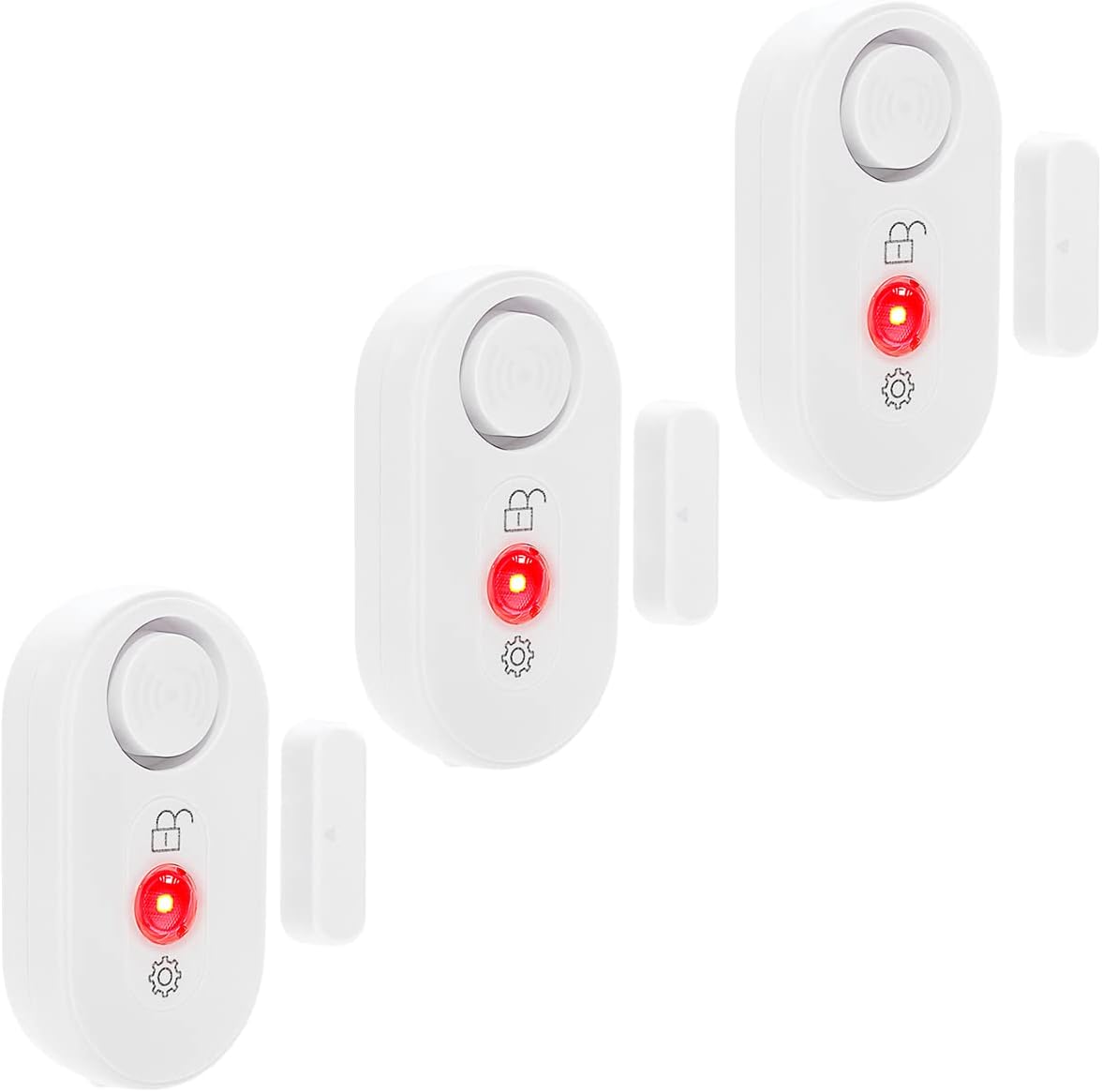 Amazon.com: Door Alarm for Home Security, Door Open Alarm Sensor for ...