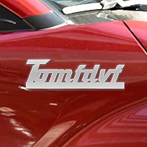 Amazon.com: Personalized Name and Number Car Badges Emblems,Custom Car ...