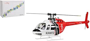 Amazon.com: LOCHE RC Helicopter Model, FLYWING Bell-206-V2 470-Class ...
