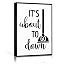 Windrain Bathroom Wall Art, Dilbert Humorous Print, 12" x 8", Modern ...