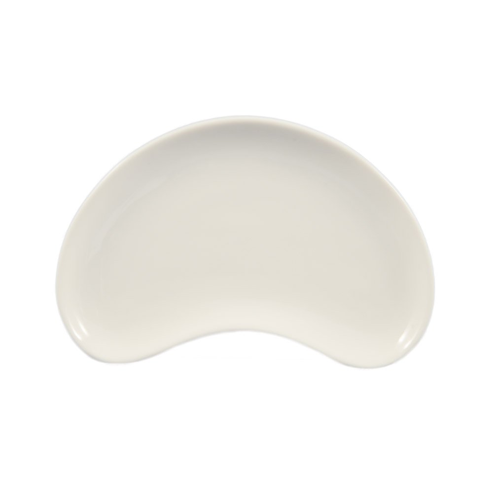 Amazon.com | CAC China CRS-8 Stoneware Crescent Shaped Salad Plate, 8-3 ...