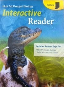 Holt McDougal Biology Indiana: Interactive Reader Answer Key Grades 9 ...
