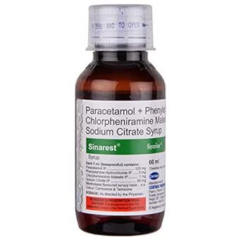 Sinarest - Bottle of 60 ml Syrup : Amazon.in: Health & Personal Care