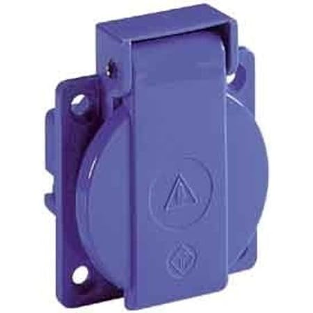 ABL SURSUM 1461000 Steckdose (CEE 7/3, 2P+E, CEE 7/4, DIN 49440, blau ...