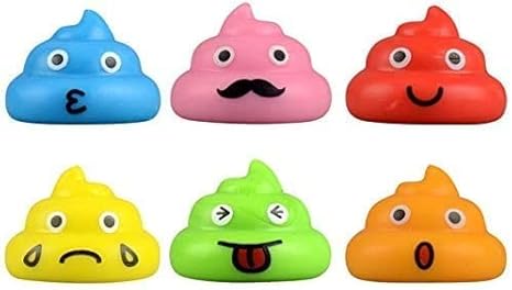 Amazon.com: Poopsters Figurines Set of 14 Poop Toy Figures Multicolor ...