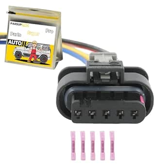 Amazon.com: PARSUPPRO 5-Way/Pin Mass Air Flow Sensor MAF Connector ...