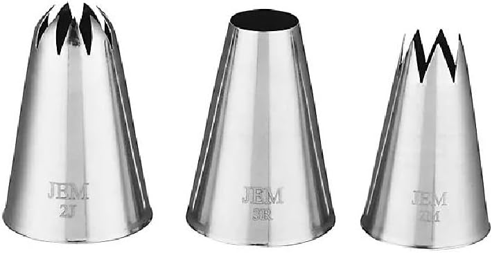 Amazon.com: Jem Nozzles Set of 3 – Large Cupcakes Collection: Home ...