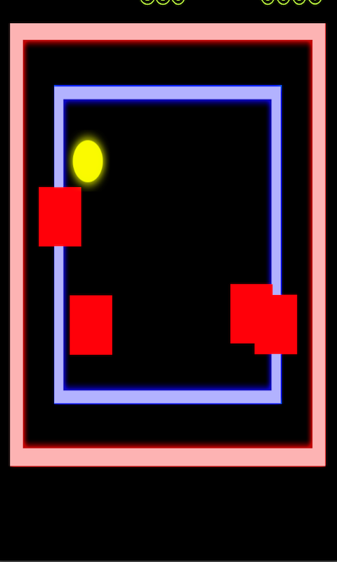 Glow Circle Escape - A cute Red Bit style game for Kids, Girls, and ...