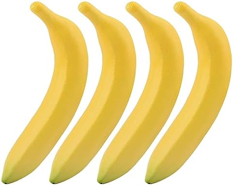 Amazon.com: BAOYAO Fake Bananas, Artificial Yellow Bananas, Simulation ...