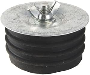 Amazon.com: Rubber Test Plug With Metal Plate and Wing Nut 3 ...