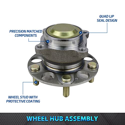 Snapklik.com : Pair Rear Wheel Hub And Bearing Assembly For 2013-2015 ...